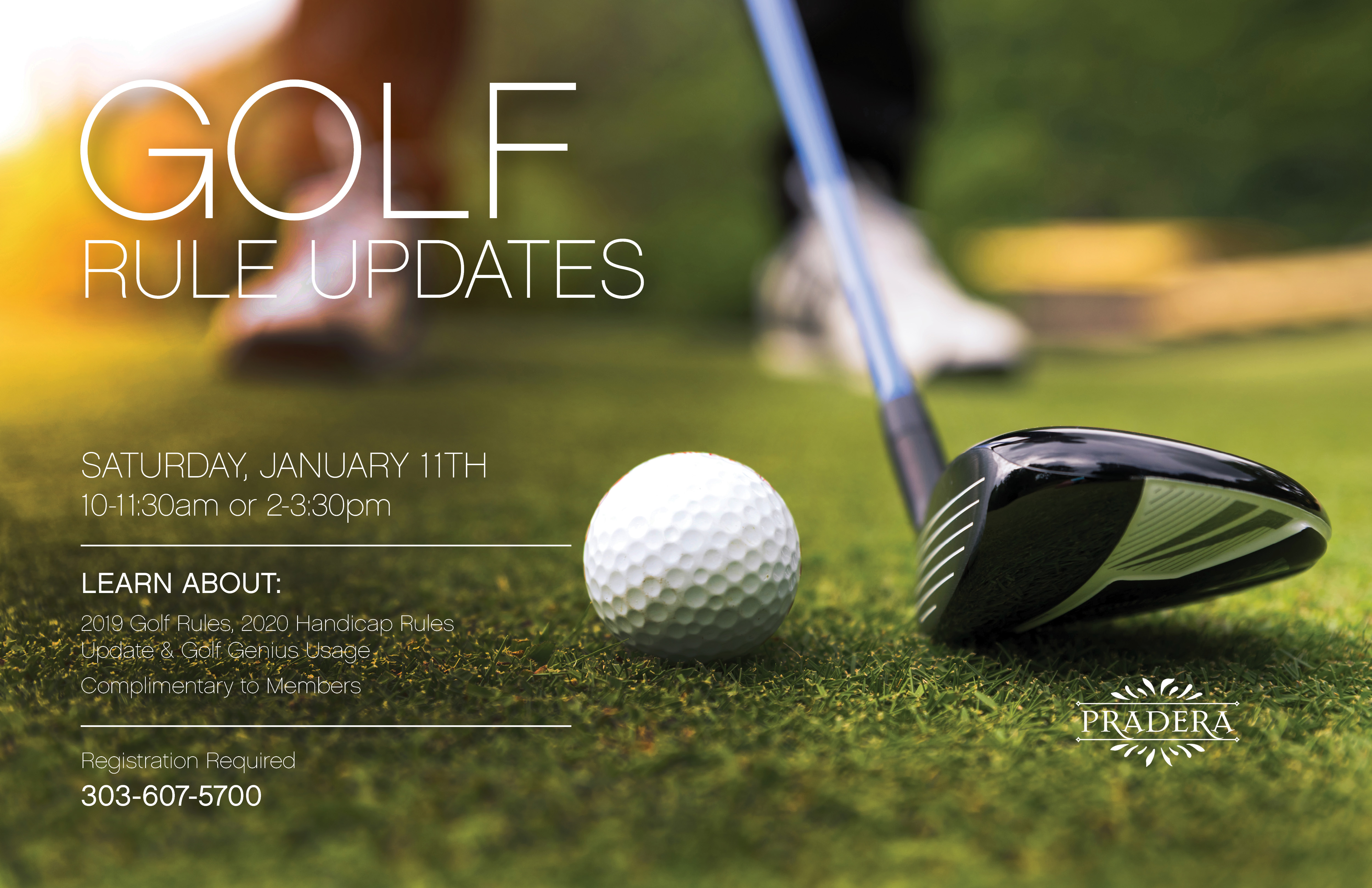 Golf - Rules, Handicap Updates & Golf Genius Info | The Club at Pradera ...